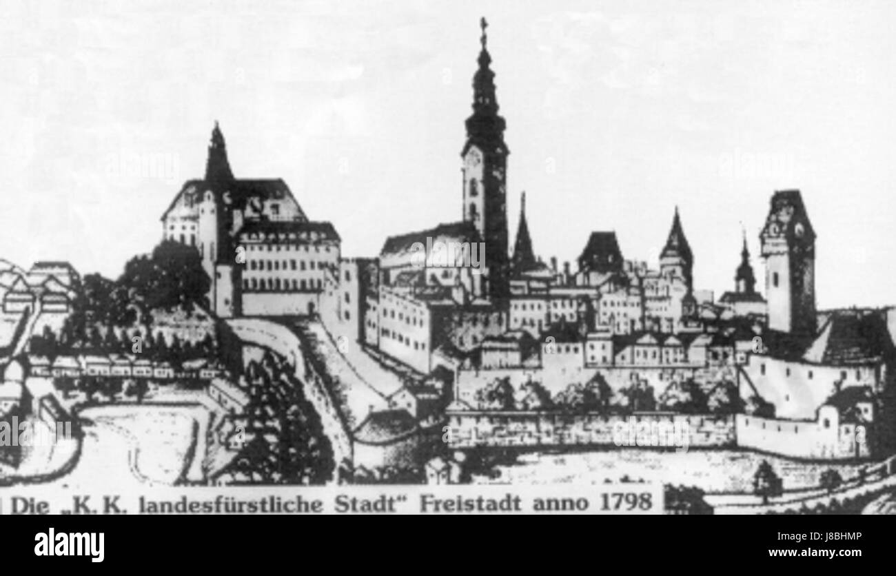 Freistadt map hi-res stock photography and images - Alamy