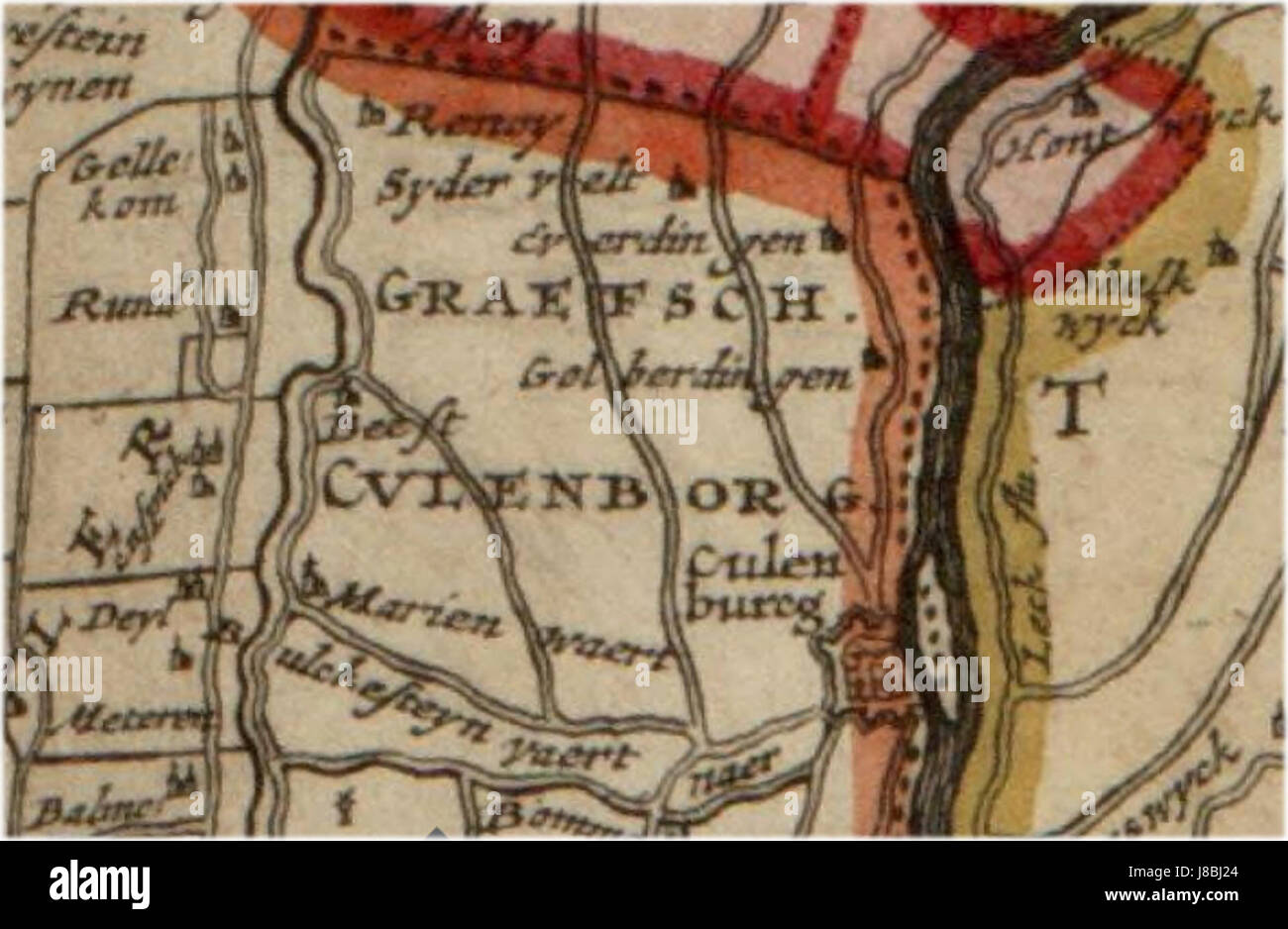 Geldria map hi-res stock photography and images - Alamy