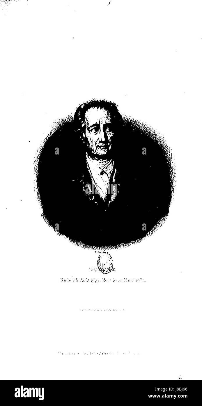 Goethe, I 004 Stock Photo - Alamy