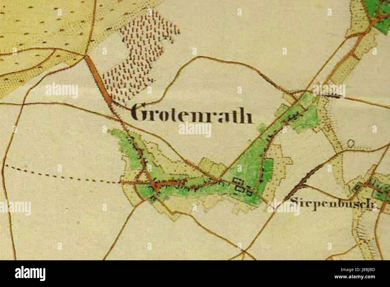 The Grotenrath Urkataster is a historical map collection, important for ...