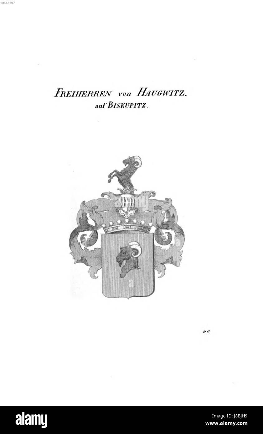 Haugwitz auf Biskupitz Tyroff HA Stock Photo - Alamy