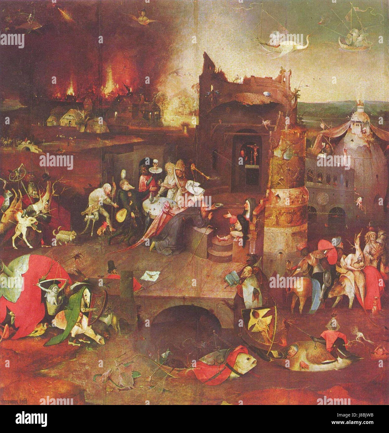 The work 'Hieronymus Bosch 002' likely refers to one of the many ...