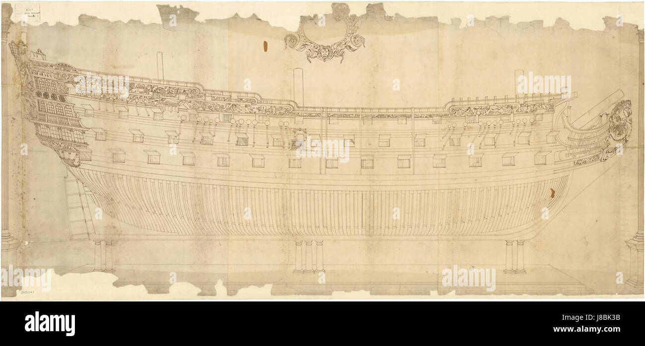 Hms royal william 1719 hi-res stock photography and images - Alamy