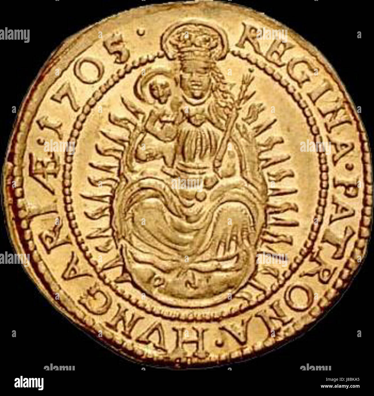 The Hun II Rakoczi Ferenc Dukat is a Hungarian coin minted in 1705 ...