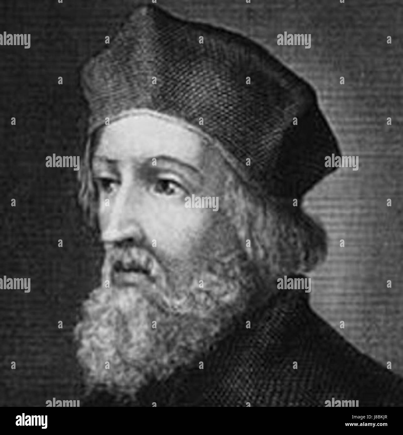 Jan hus 1 cropped Stock Photo - Alamy