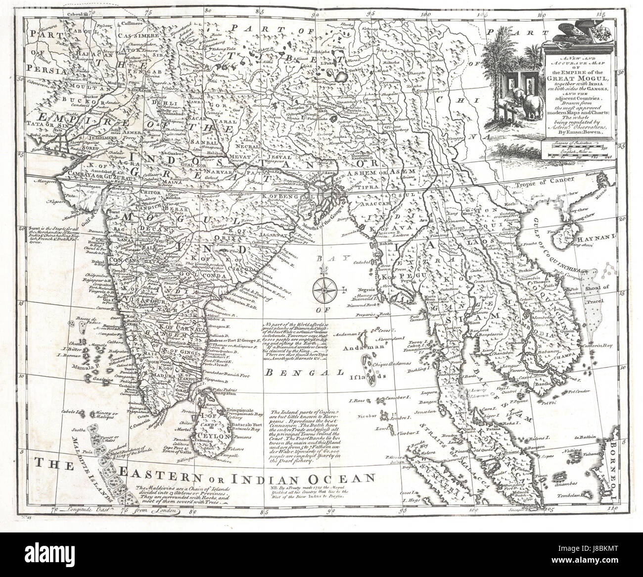 Map of india 18th century hi-res stock photography and images - Alamy