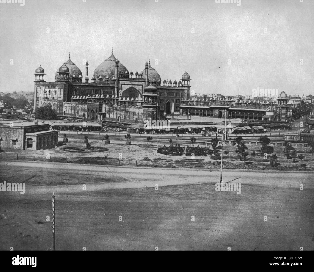 This 1892 photogravure shows the Jama Masjid, one of Indiaâ€™s largest ...