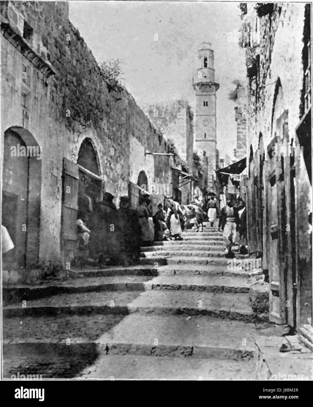 The 'Via Dolorosa' in Jerusalem is the path believed to be walked by ...