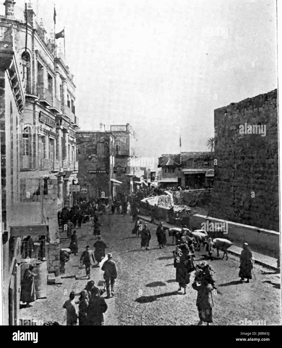 Old Map Of Jerusalem Black and White Stock Photos & Images - Alamy