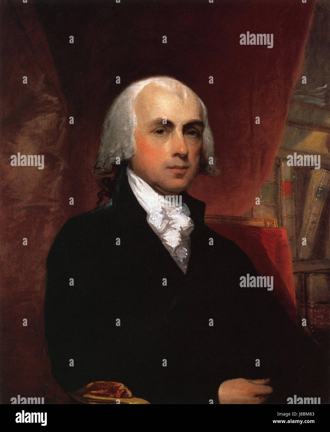 This portrait of James Madison, the 4th President of the United States ...