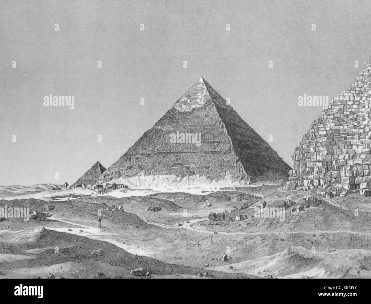 The Great Pyramid of Giza, attributed to Pharaoh Khufu, includes a ...