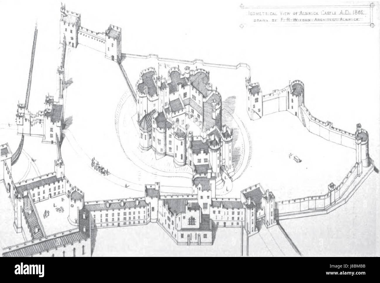 Alnwick Castle Map
