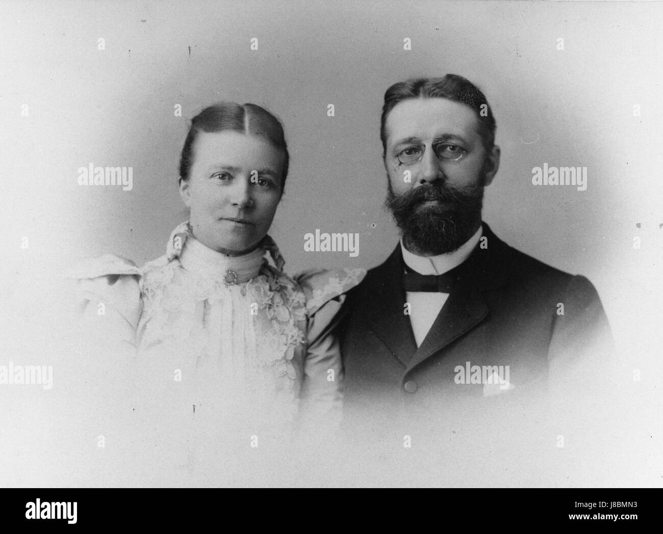 Max and Anna Weber around 1890 Stock Photo - Alamy
