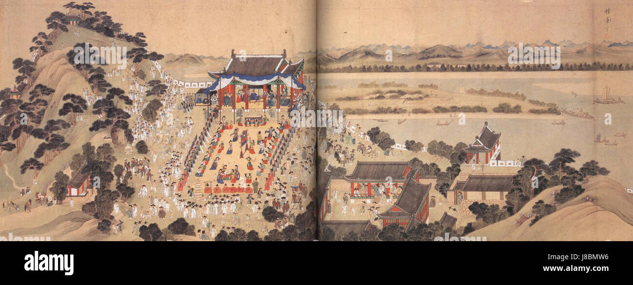 Kim Hong Doâ€™s 'Feast for the Pyongyang Governor' portrays a ...