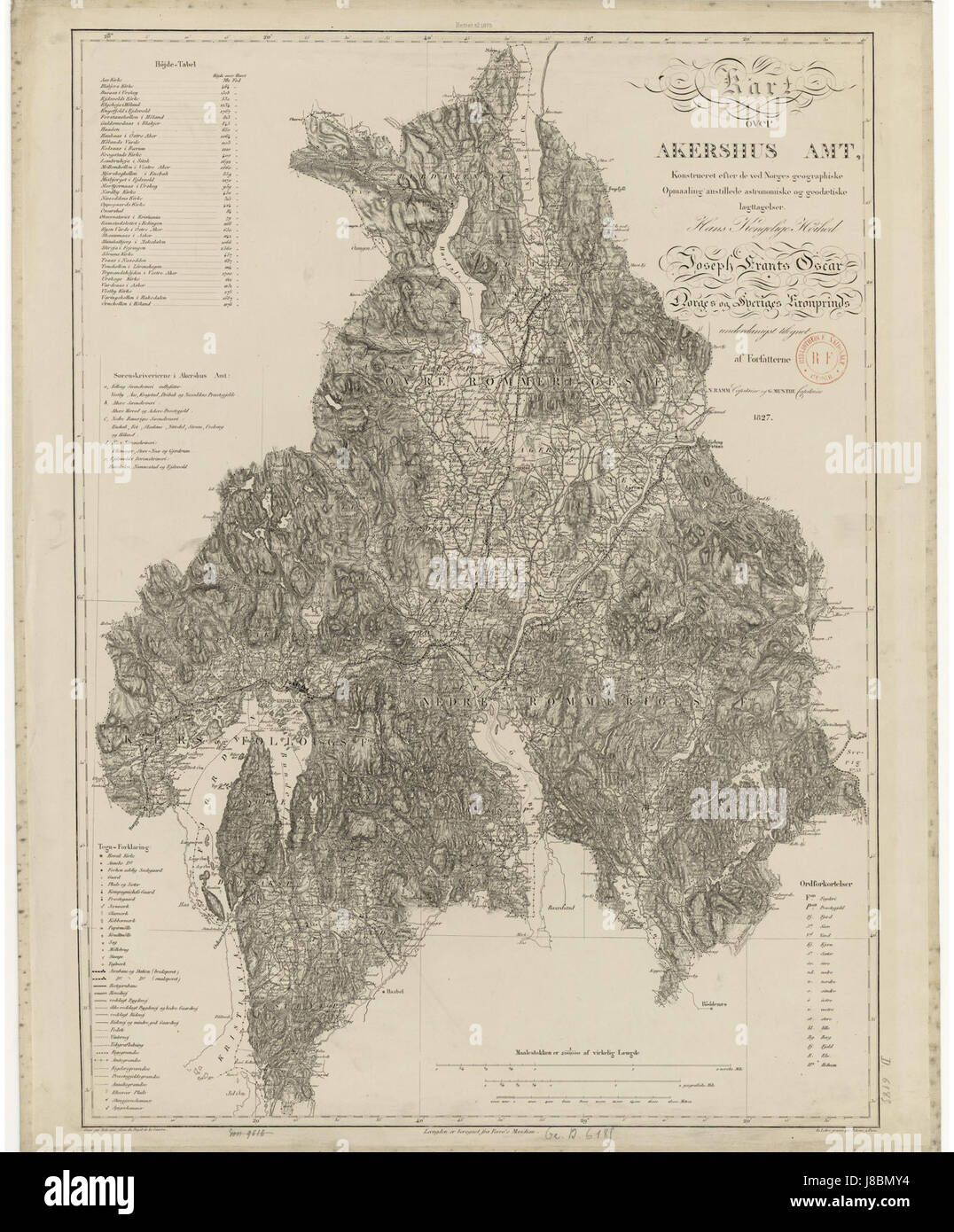 This title refers to a map of Akershus Amt (county), Norway, from 1875 ...