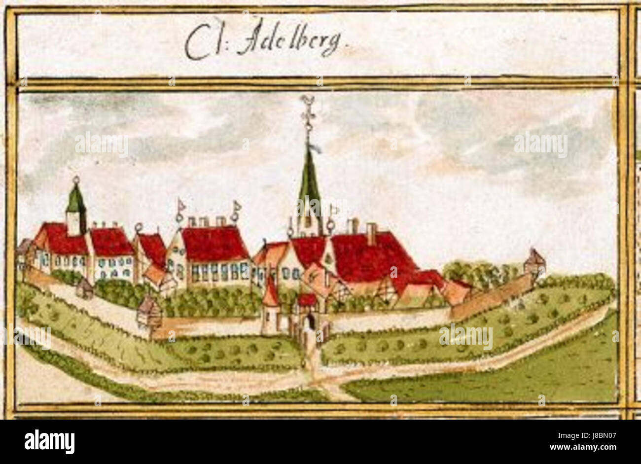 The Kieser Forstkarte Kloster Adelberg is a historical map created by ...