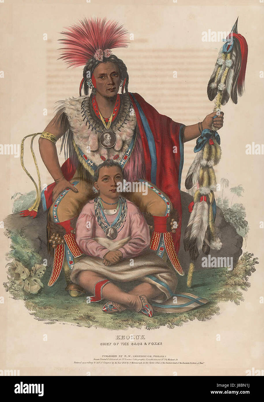 A historical reference to Keokuk, the chief of the Sauk tribe, known ...