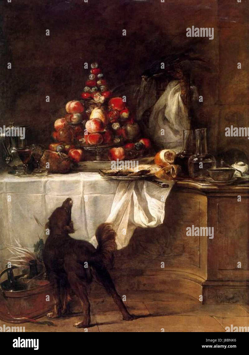 *Le Buffet* is a famous painting by French artist Jean Metzinger, a ...