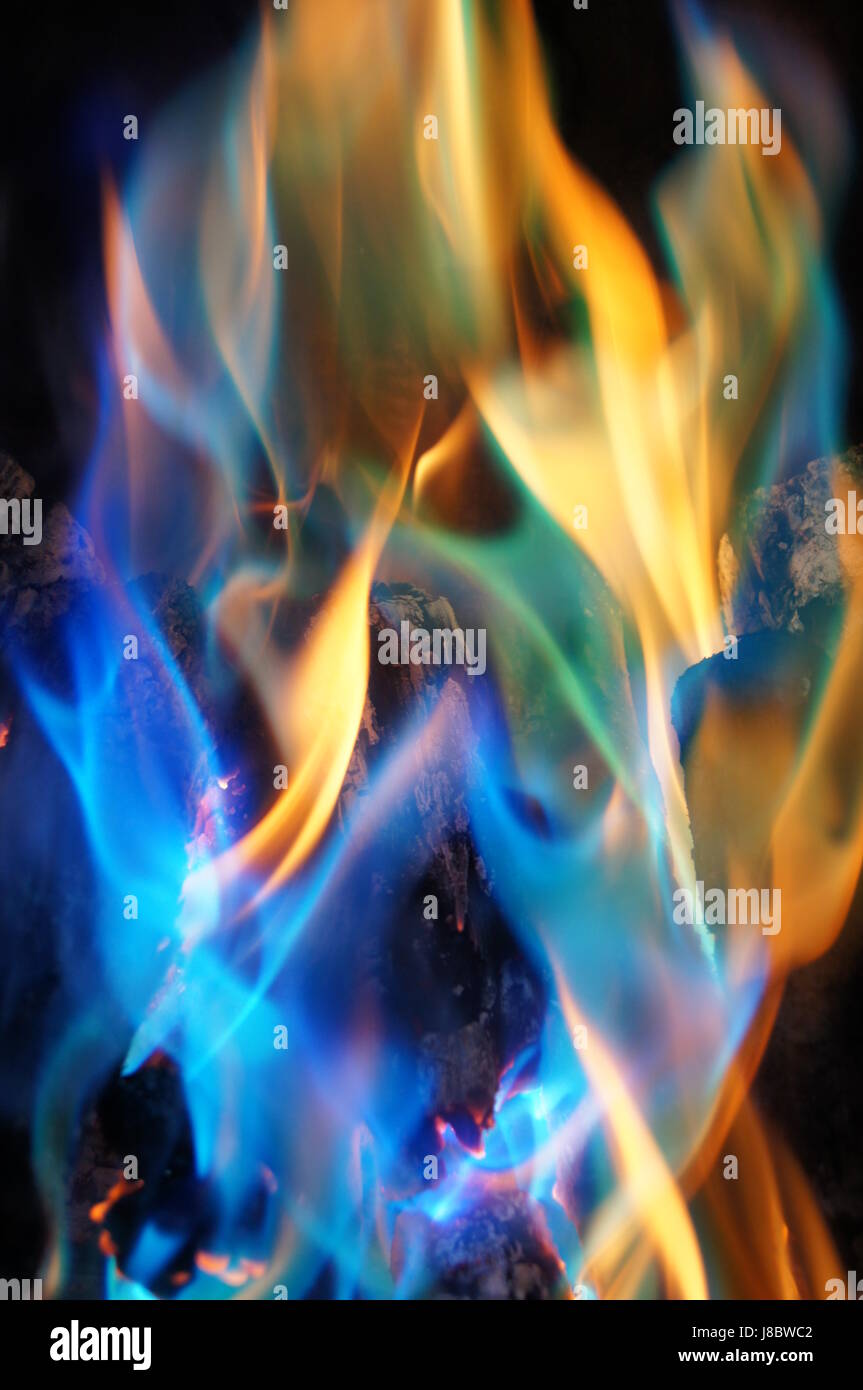 blue, hot, fire, conflagration, flame, flames, abstract, burn, backdrop ...