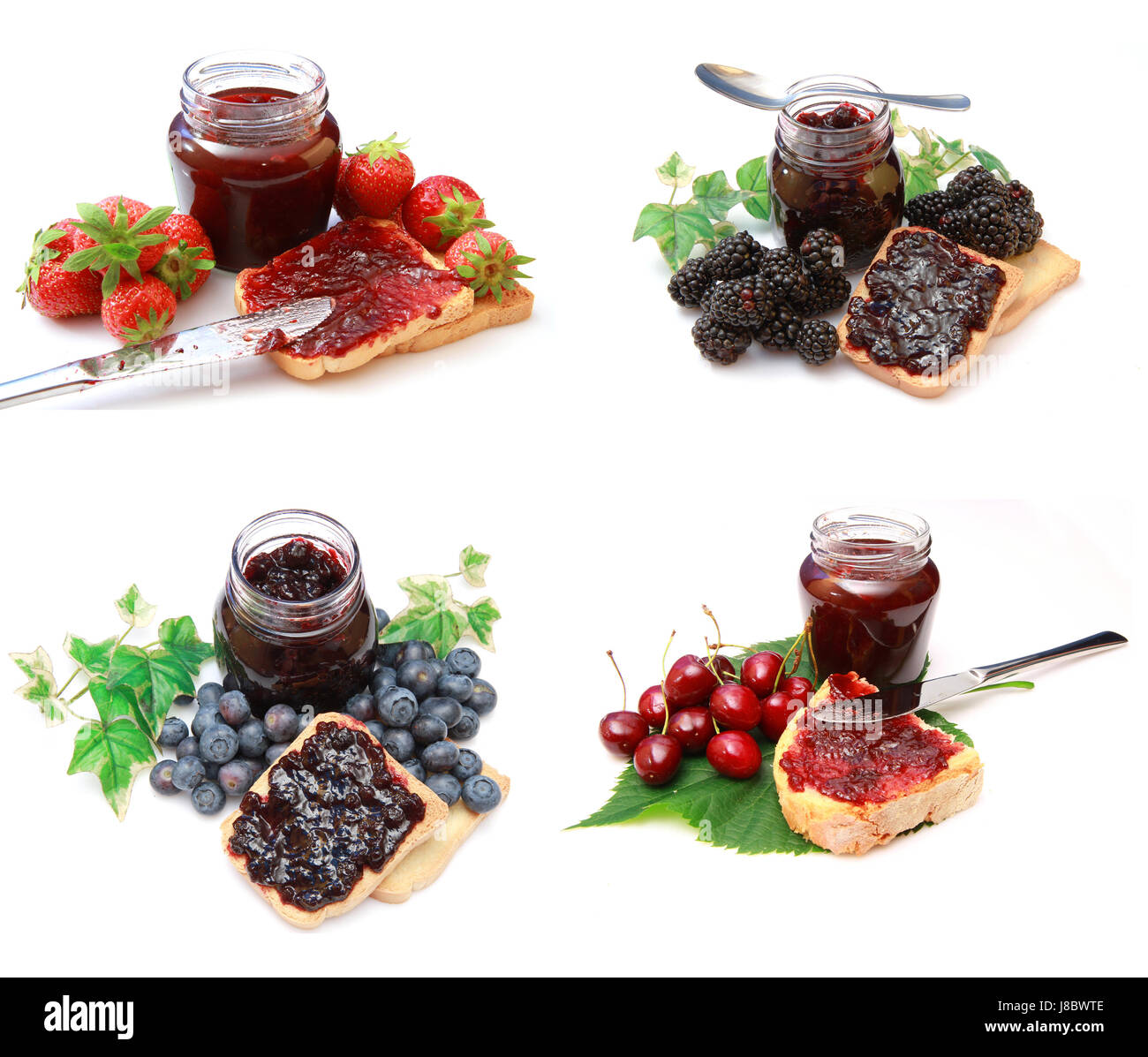 bread, sweet, fishing, tooth, cream, charming, strawberry, collage ...