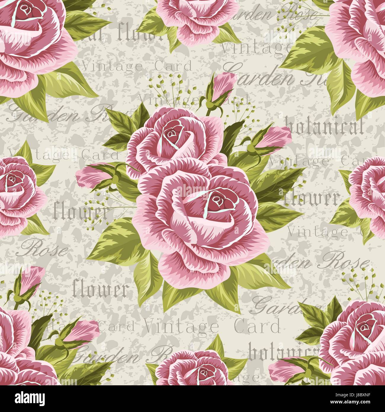Seamless floral pattern Stock Vector Image & Art - Alamy