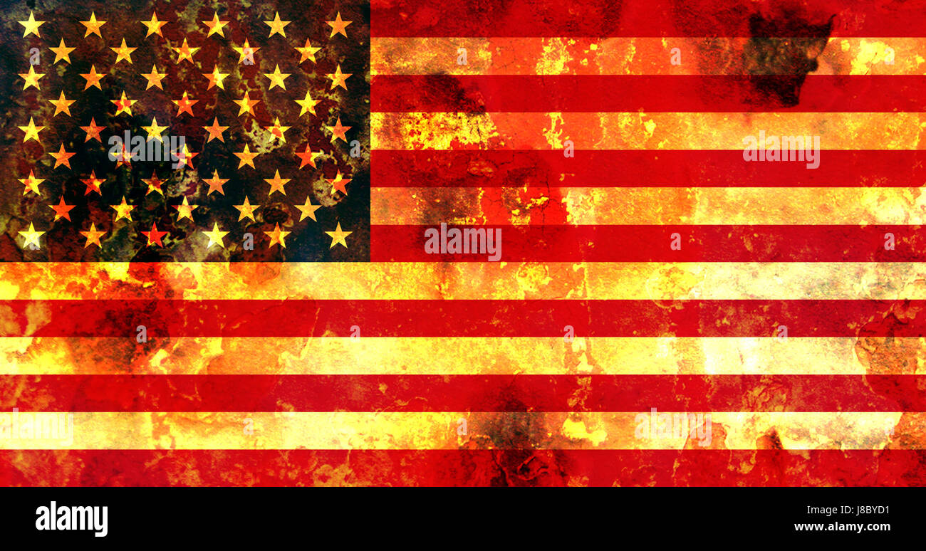 usa, vintage, flag, old, political, colour, conflict, usa, wall, flag ...