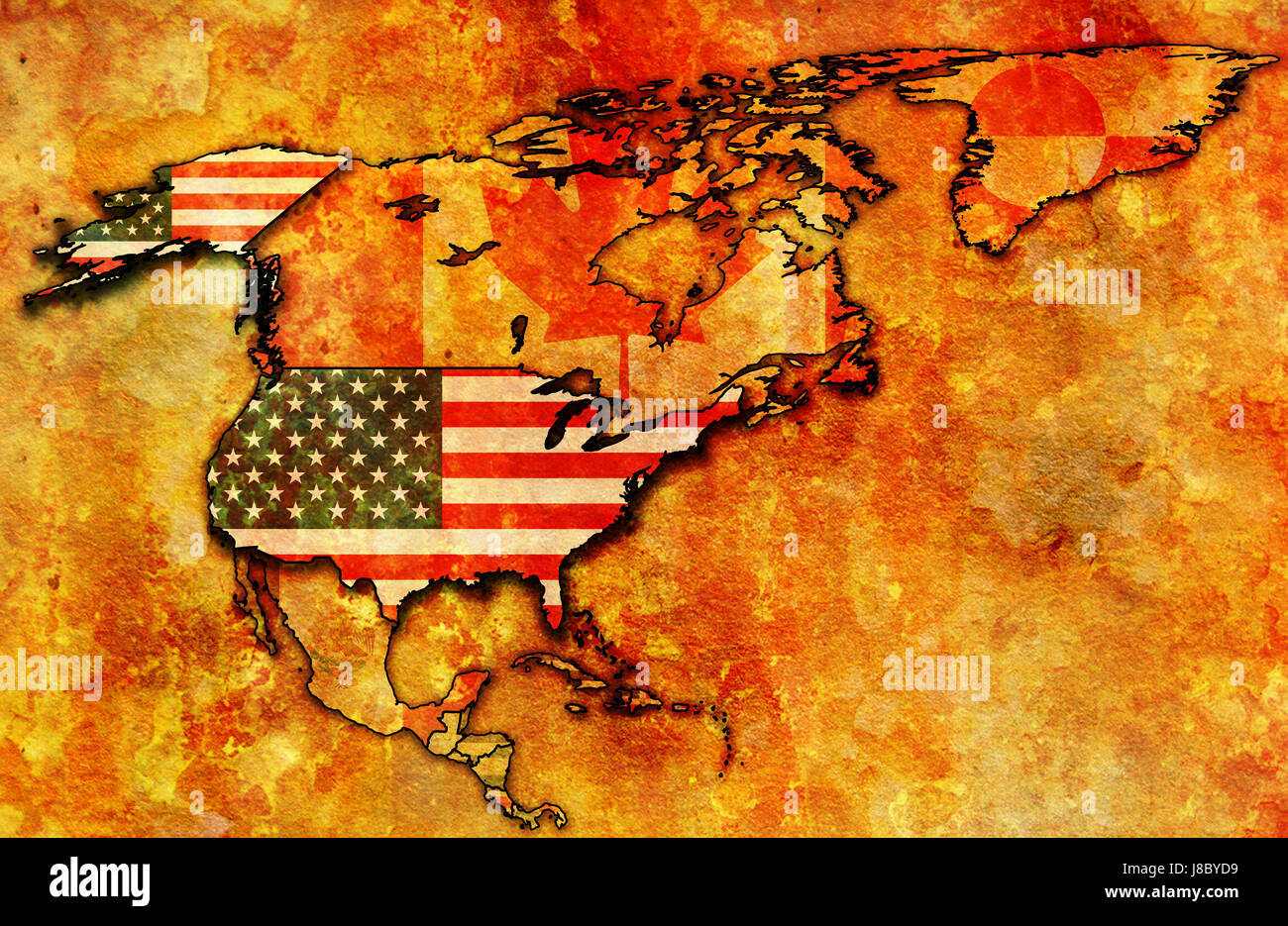 political, colour, conflict, usa, wall, america, flag, rust, paint ...