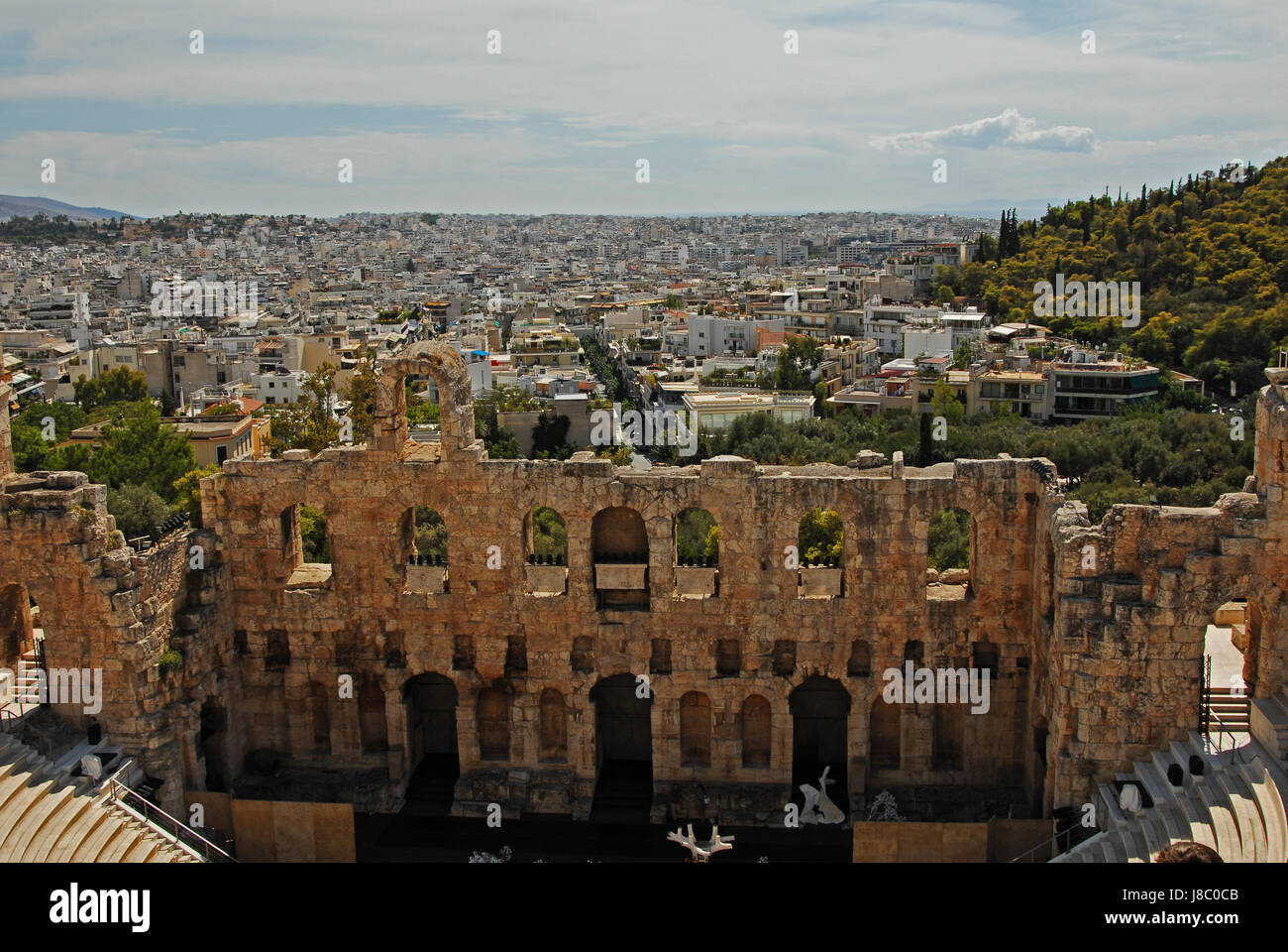 arc, greece, wall, athens, acropolis, arcs, stones, amphitheater ...