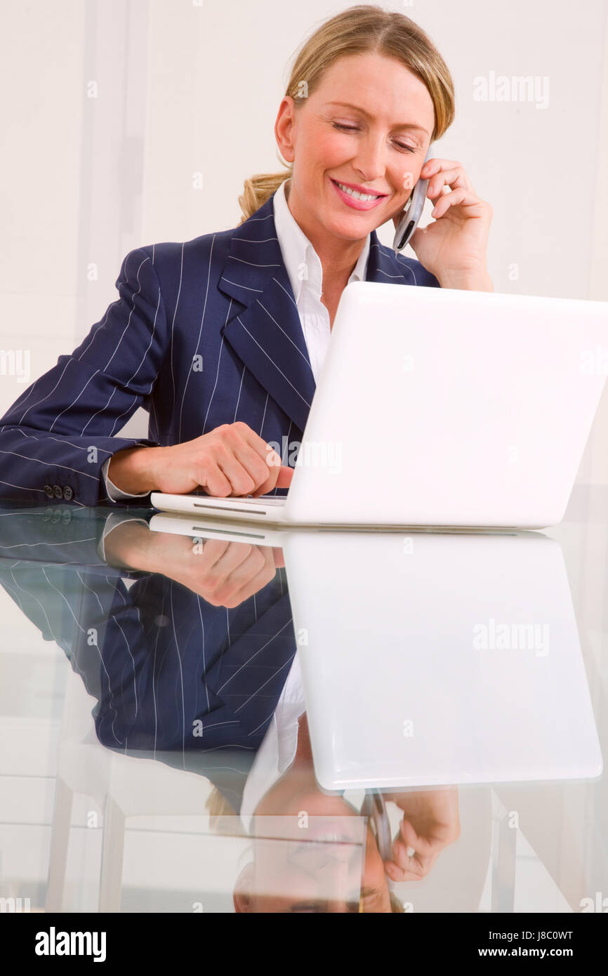 woman, office, laptop, notebook, computers, computer, laugh, laughs ...