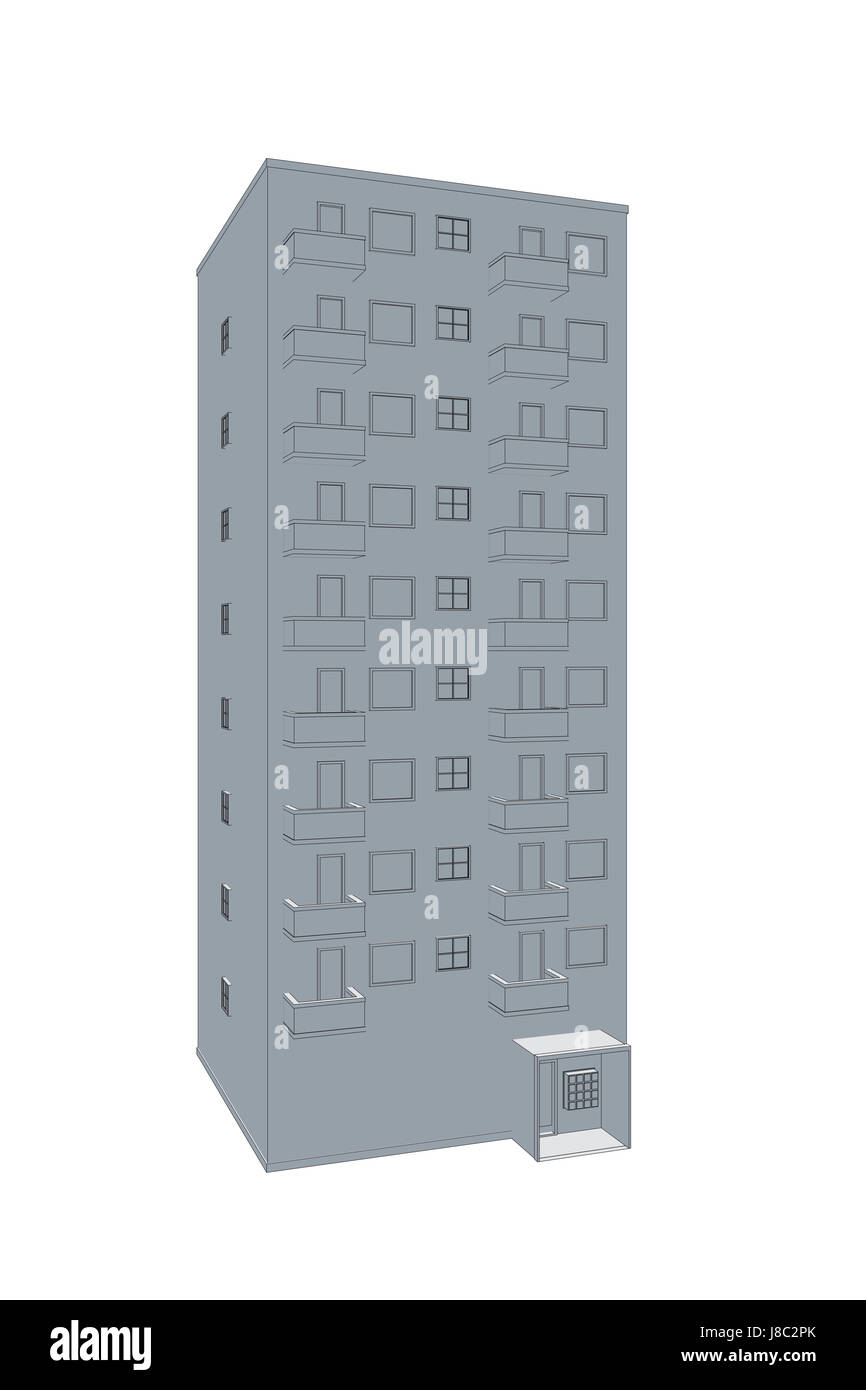 house, building, isolated, style of construction, architecture ...