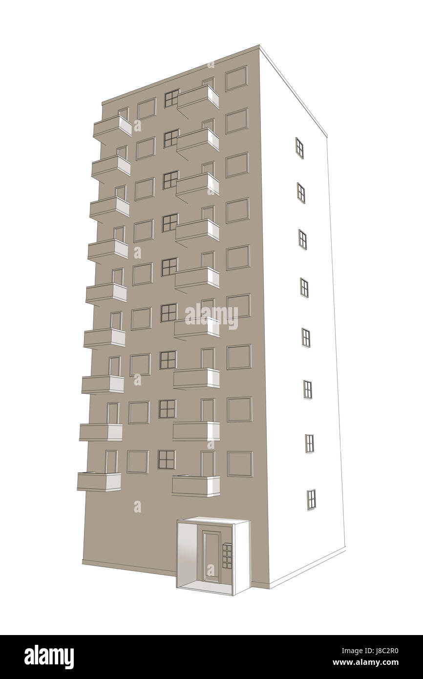 house, building, isolated, style of construction, architecture ...