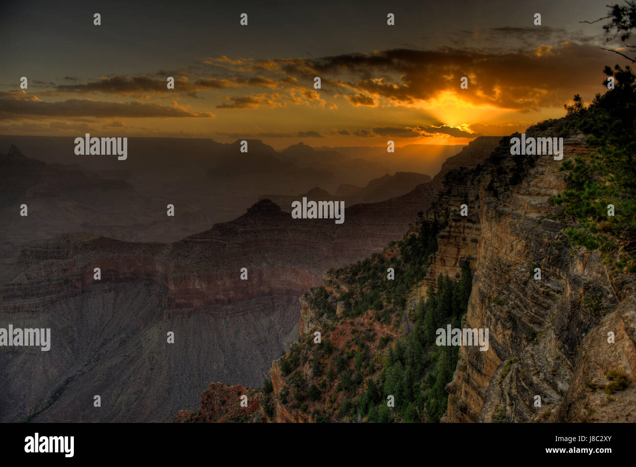 park, sunrise, valley, landscape, scenery, countryside, nature ...