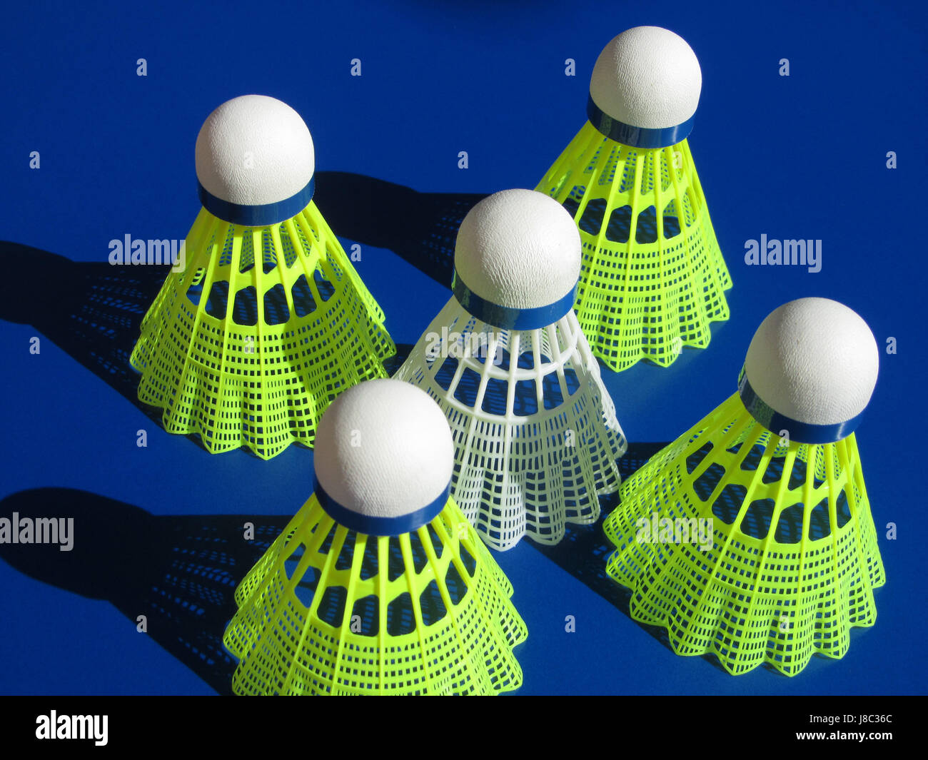 Synthetic shuttlecocks hi-res stock photography and images - Alamy