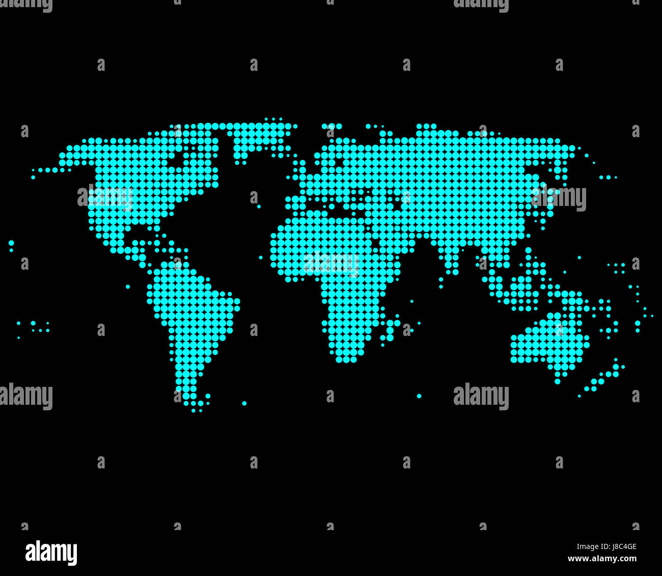 map of the world Stock Photo - Alamy