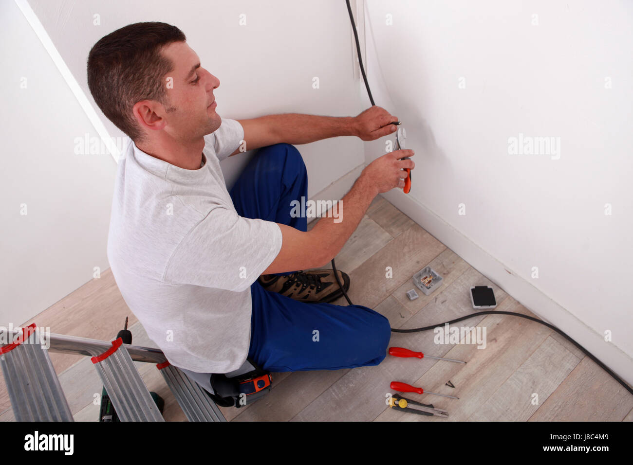 blank, european, caucasian, communication, electric, cable, box, boxes ...