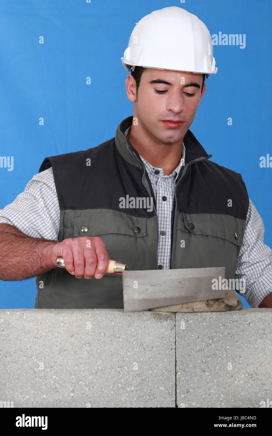 blue, adult, brick, style of construction, architecture, architectural ...