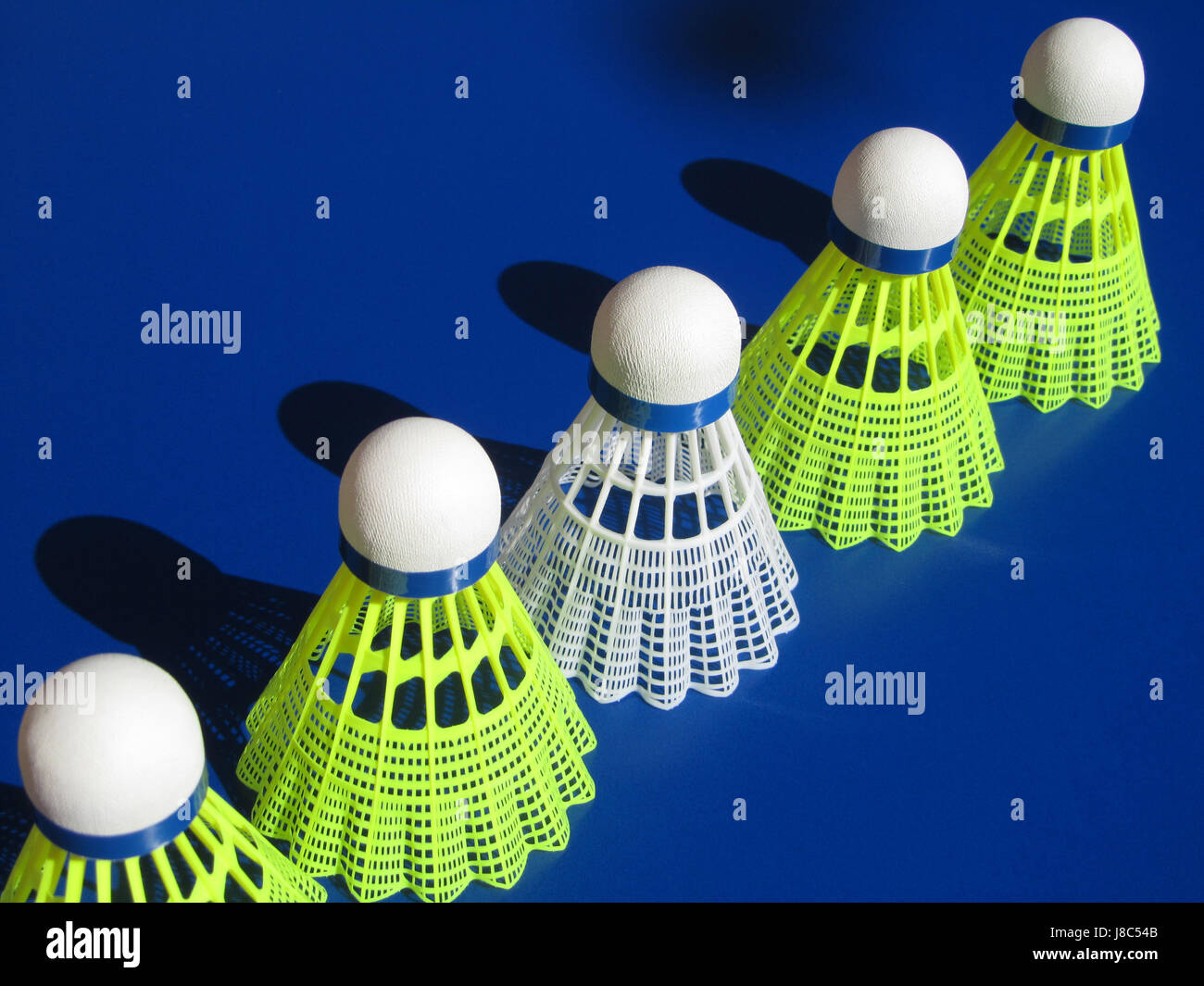 Synthetic shuttlecocks hi-res stock photography and images - Alamy