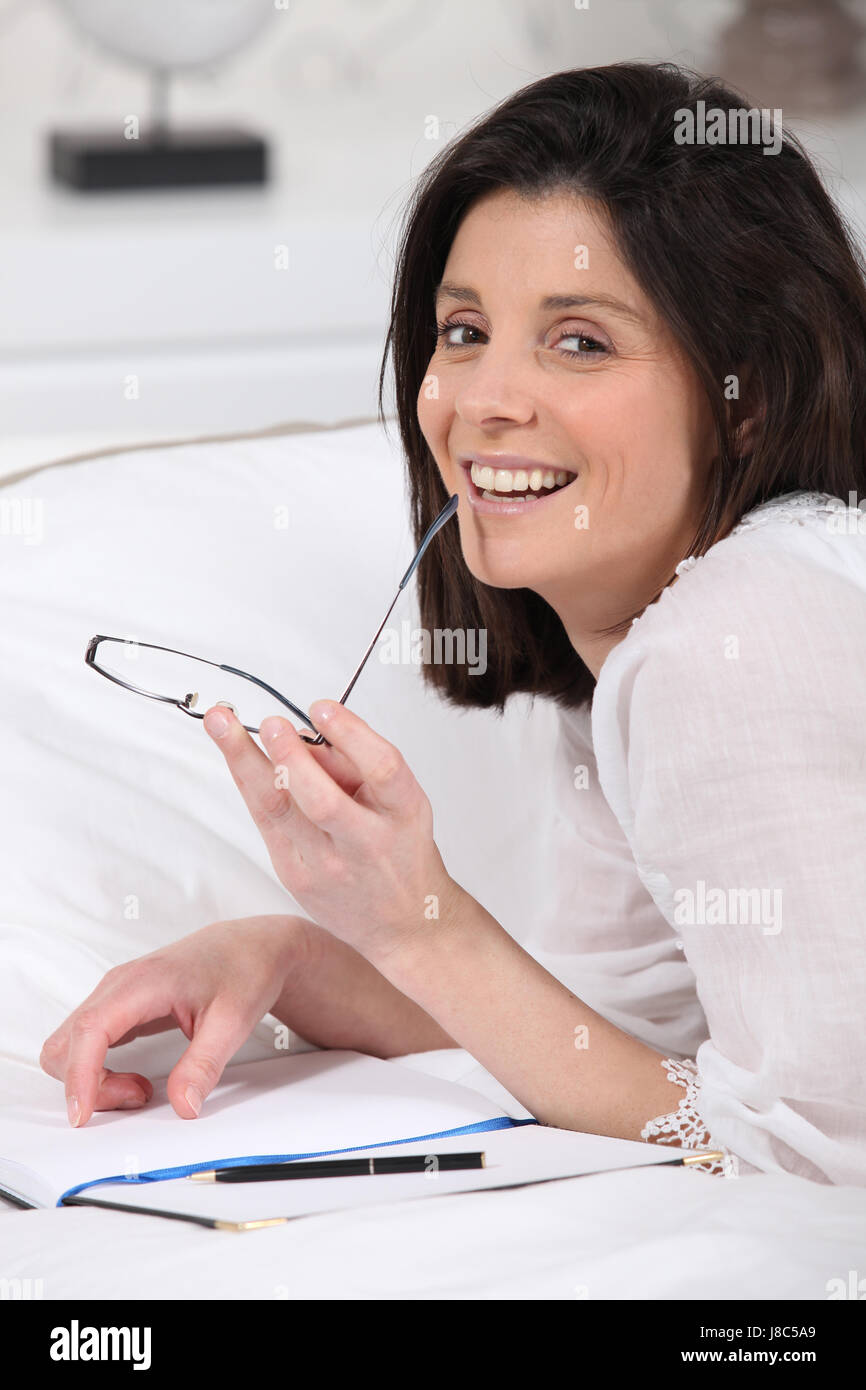 blank, european, caucasian, adult, class, briefing, diary, test ...