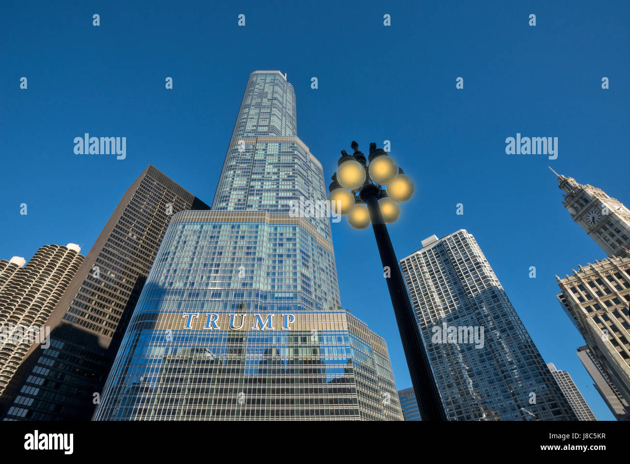 Trump tower skyline hi-res stock photography and images - Alamy