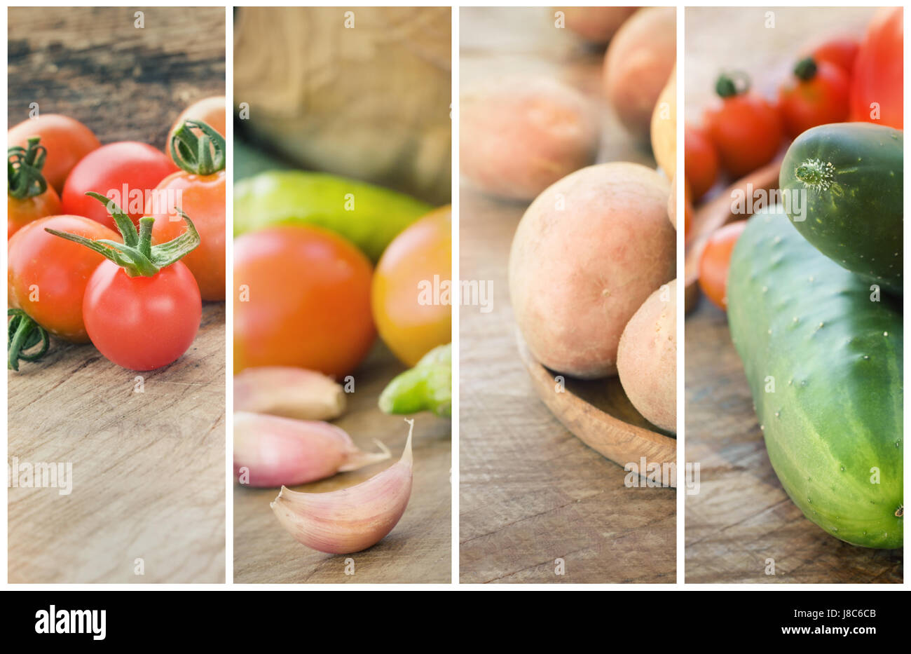 food, aliment, garden, collage, harvested, vegetables, backdrop ...