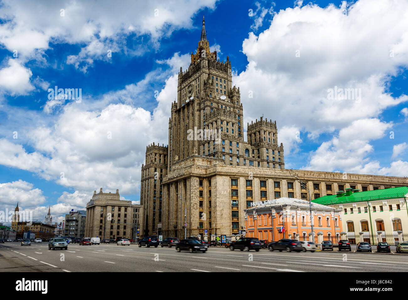 Seven stalins skyscrapers hi-res stock photography and images - Alamy