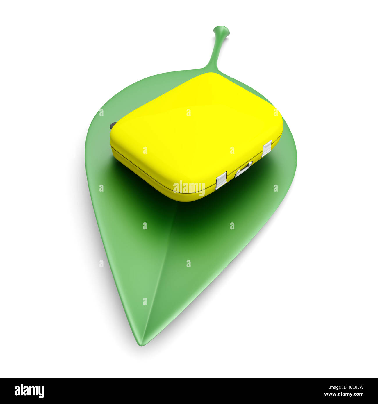 leaf, object, travel, eco, environment, enviroment, isolated, model ...