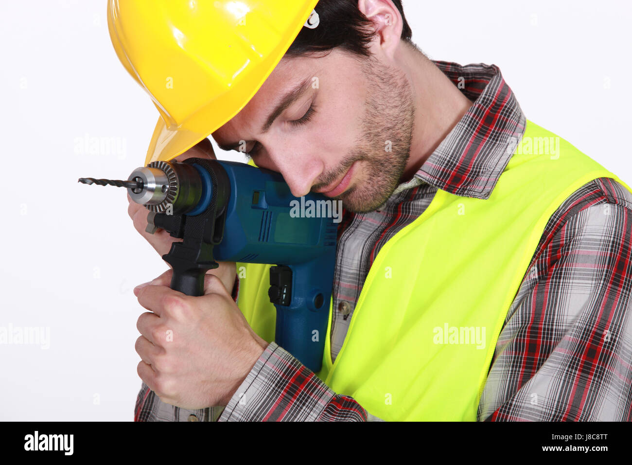 craftsman, tradesman, handicraftsman, concrete, drill, fix, builder ...