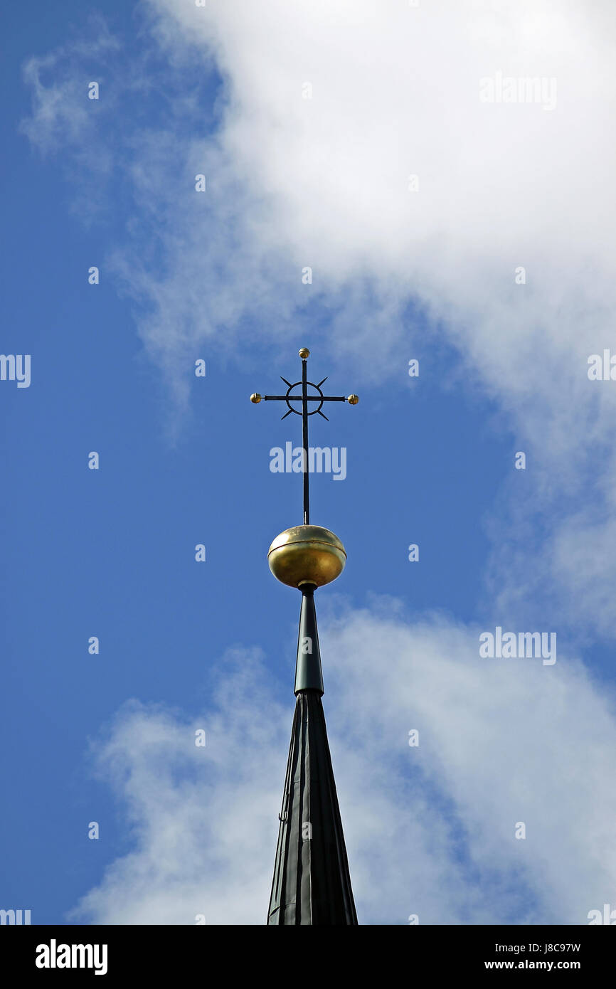belief, church, god, heaven, paradise, cross, pictogram, symbol ...