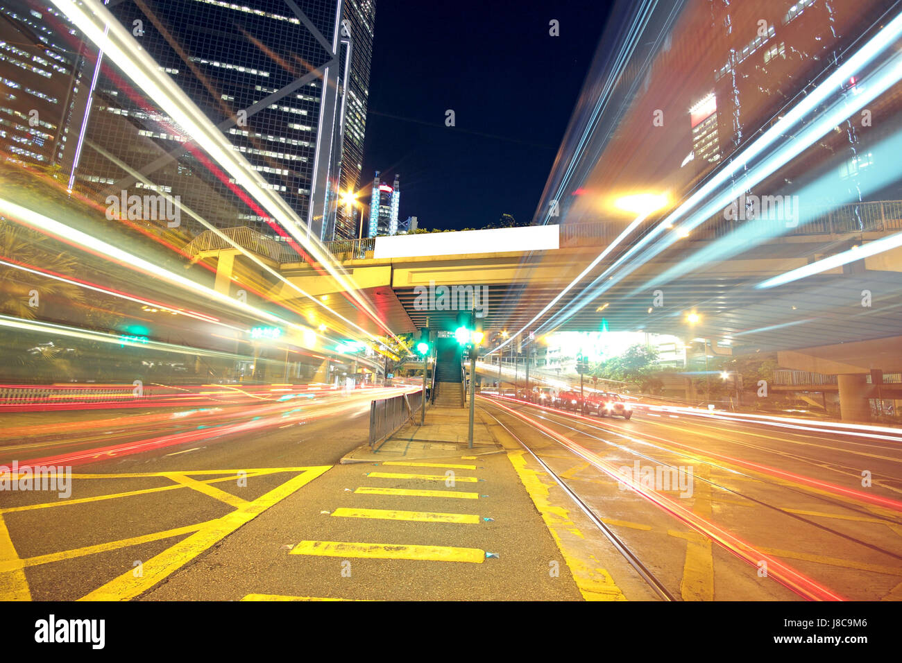 city, town, traffic, transportation, night, nighttime, car, automobile ...