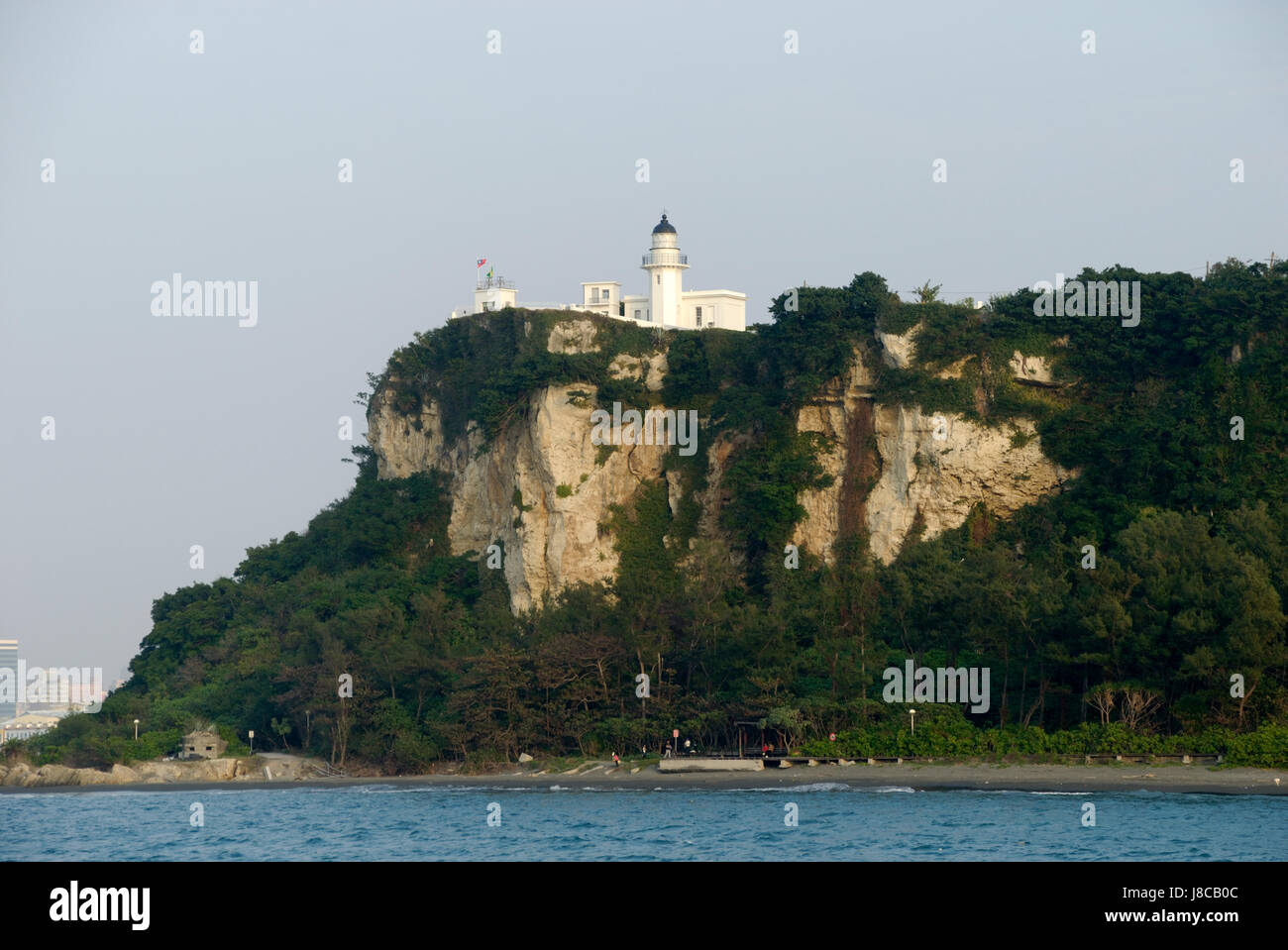 beacon, lighthouse, tree, trees, hill, asia, navigation, seafaring ...