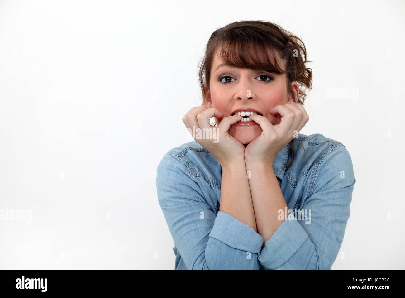 beautiful, beauteously, nice, adult, concern, worried, worry, anxiety ...