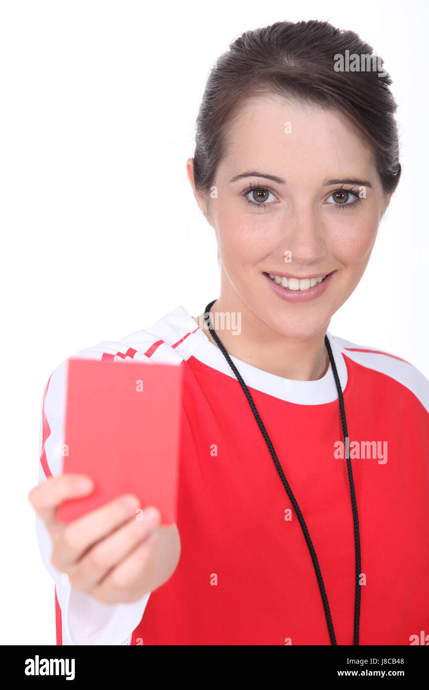 sport, sports, female, official, referee, judge, soccer, football ...