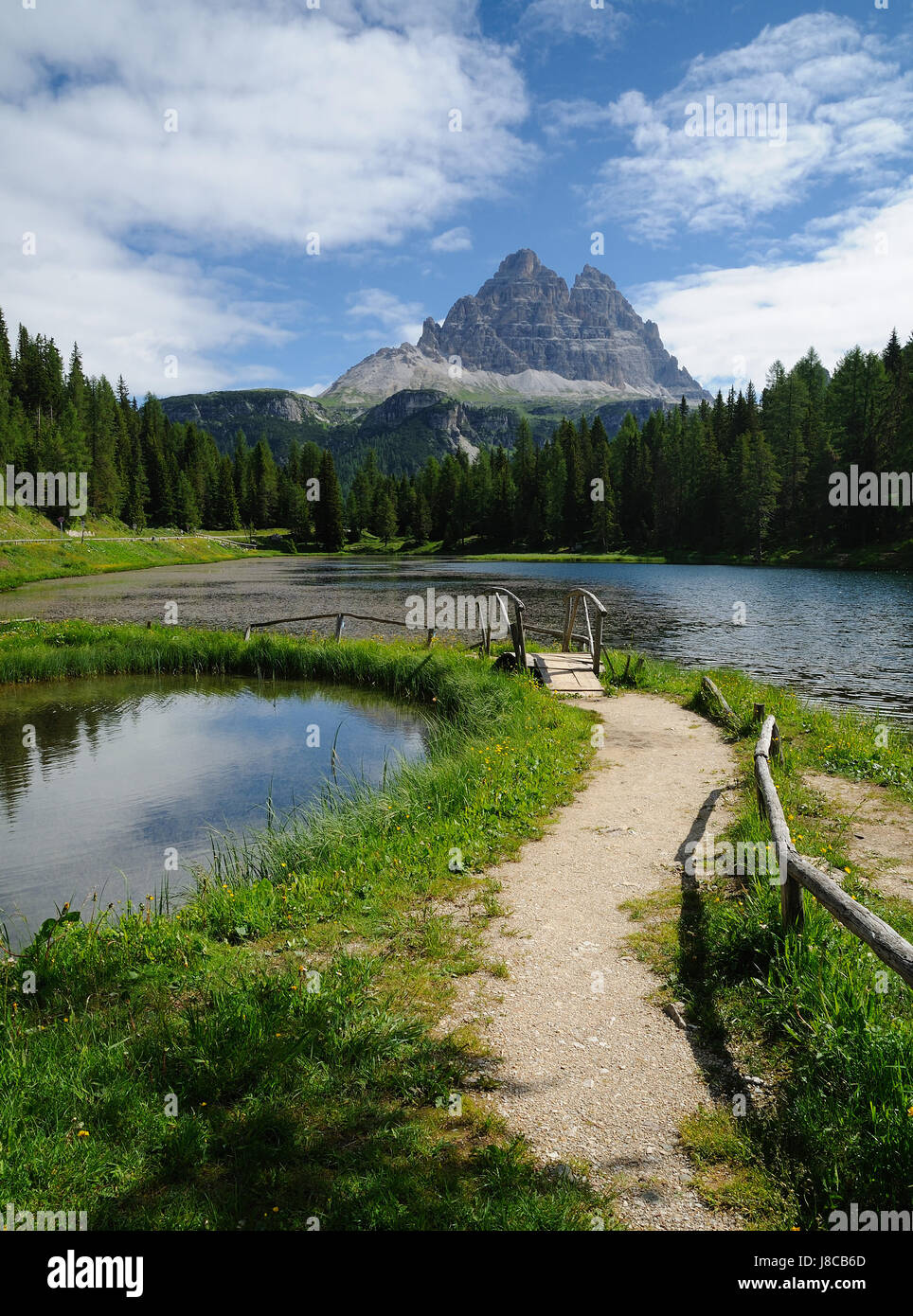 mountains, dolomites, south tyrol, mountain lake, salt water, sea ...