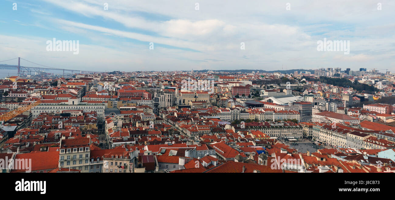 horizon, portugal, coast, sight, view, outlook, perspective, vista ...